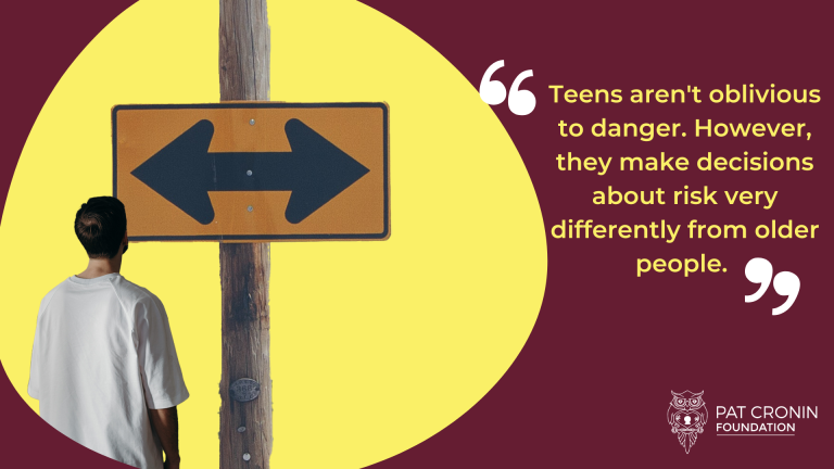 The science behind 'risky' teenage decision making | Pat Cronin Foundation